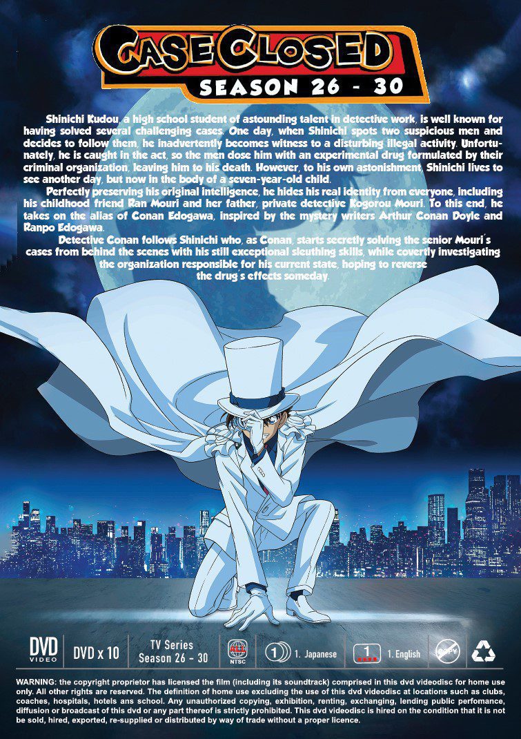 CASE CLOSED (SEASON 26-30) – TV – OtakuDvd