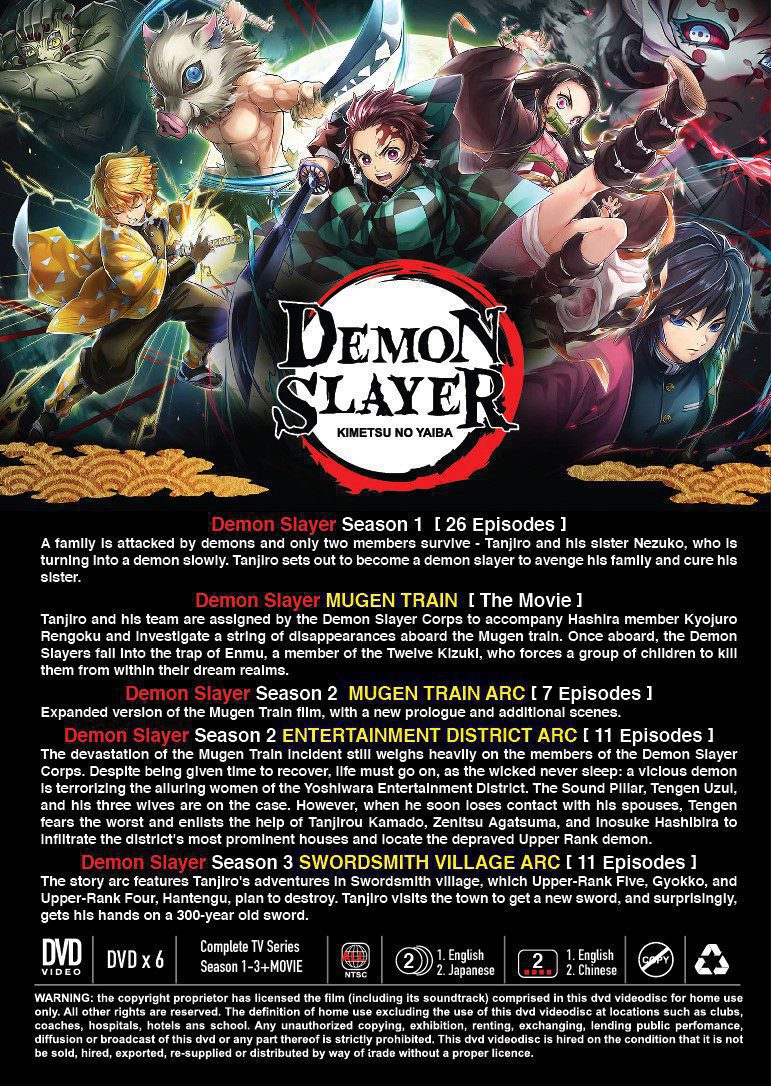 DEMON SLAYER (SEASON 1-3) – TV – OtakuDvd