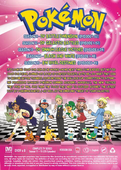POKEMON (SEASON 11-15) – TV – OtakuDvd